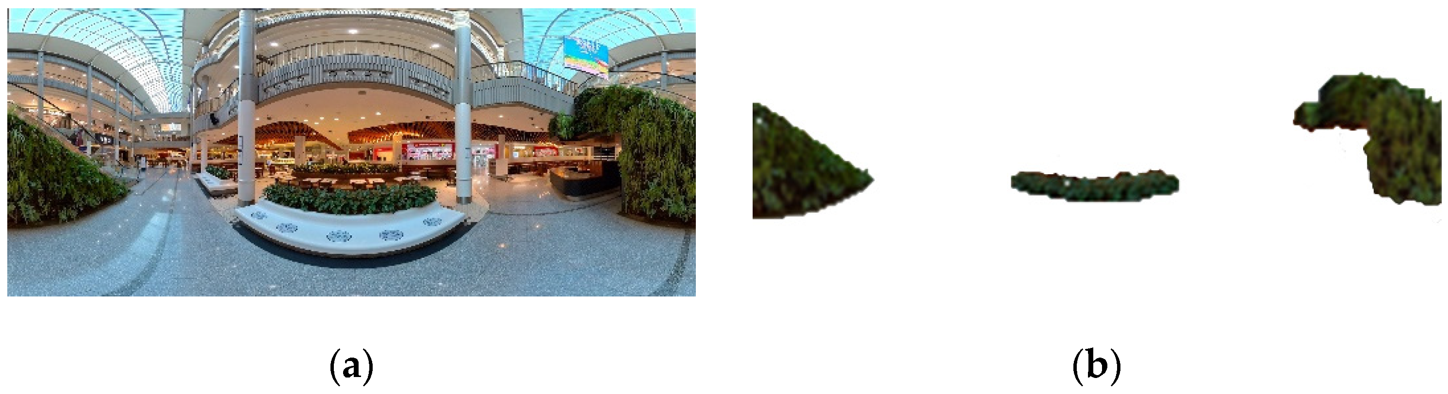 Rapidly Quantifying Interior Greenery Using 360° Panoramic Images