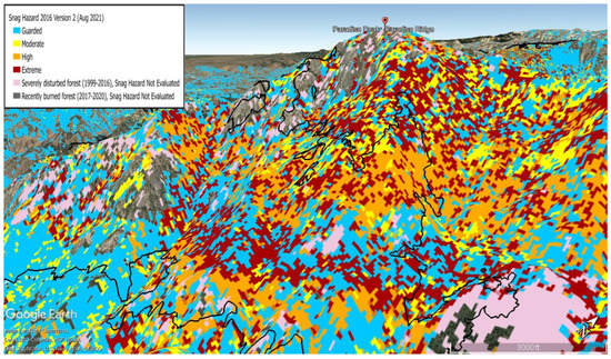 A National Map of Snag Hazard to Reduce Risk to Wildland Fire Responders