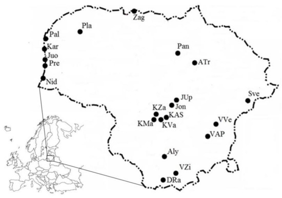 Forests | Free Full-Text | AFLP-Based Genetic Structure of Lithuanian ...