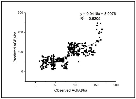 Remote Sensing Estimation of Forest Aboveground Biomass Based on Lasso-SVR