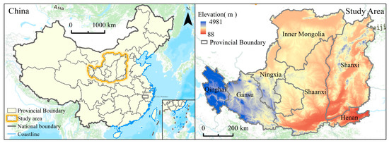Loess Plateau Map