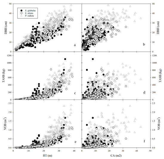 Using Tree Height, Crown Area and Stand-Level Parameters to Estimate ...