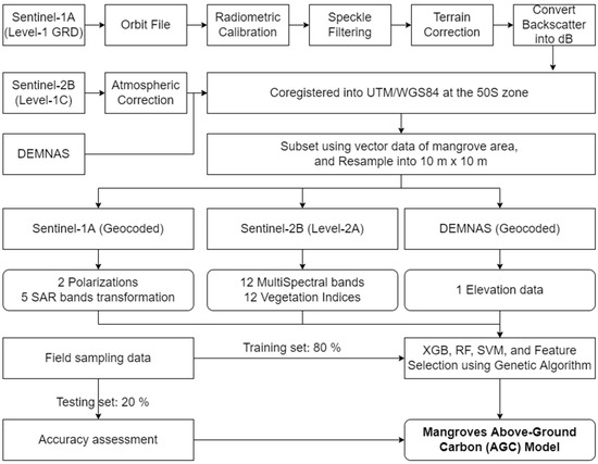 Mapping Mangrove Above-Ground Carbon Using Multi-Source Remote Sensing Data and Machine Learning ...