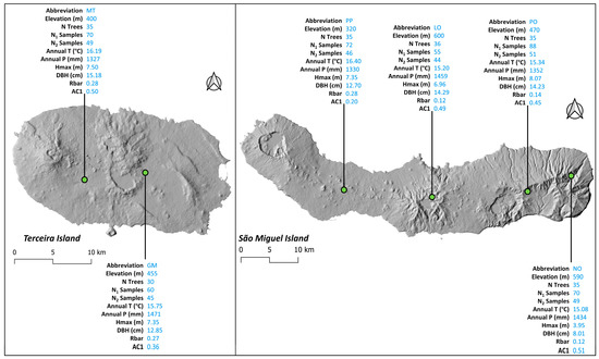 Climate–Growth Relationships in Laurus azorica—A Dominant Tree in the ...
