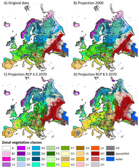 Climate-Adapted Potential Vegetation—A European Multiclass Model ...