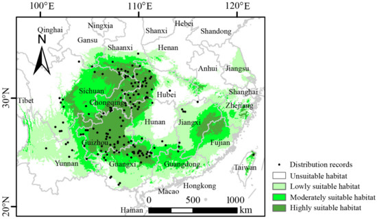 MaxEnt Modeling for Predicting Suitable Habitat for Endangered Tree ...
