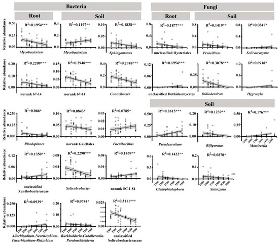 Effects of Microbial Communities on Elevational Gradient Adaptation Strategies of Pinus ...