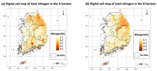 High-Resolution Digital Soil Maps of Forest Soil Nitrogen across South ...