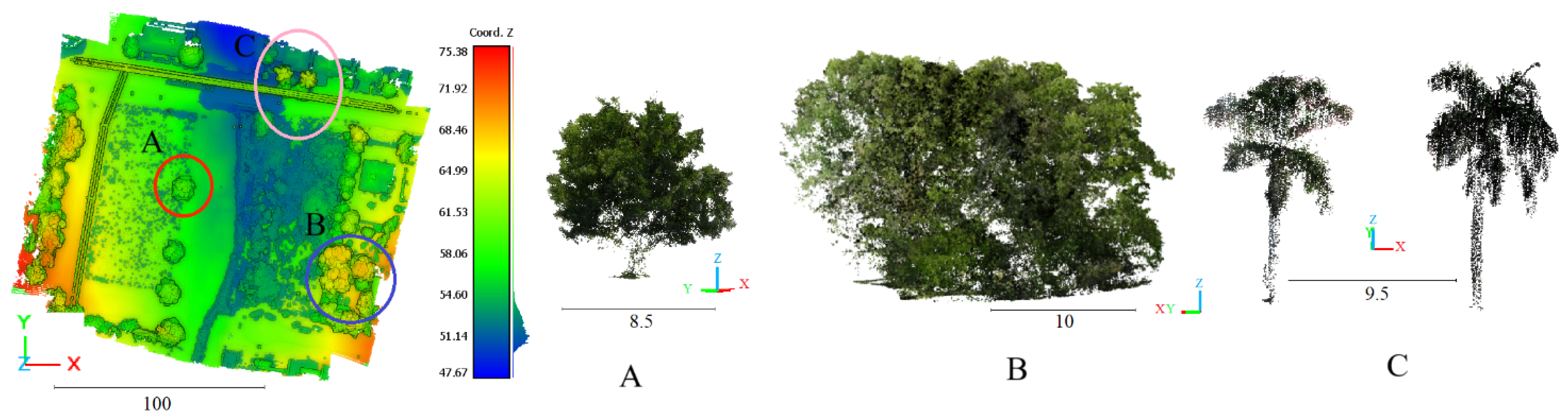 Modeling The Geometry Of Tree Trunks Using Lidar Data