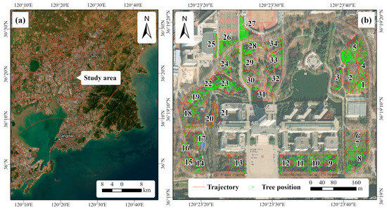 Assessing the Performance of Handheld Laser Scanning for Individual Tree Mapping in an Urban Area