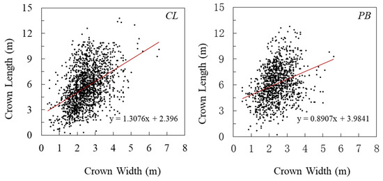 Assessing the Relationship between Tree Growth, Crown Size, and ...