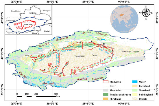 Spatial–Temporal Changes in the Distribution of Populus euphratica Oliv. Forests in the Tarim ...