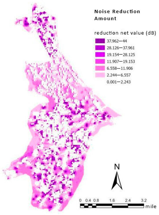 Does Urban Green Space Pattern Affect Green Space Noise Reduction?