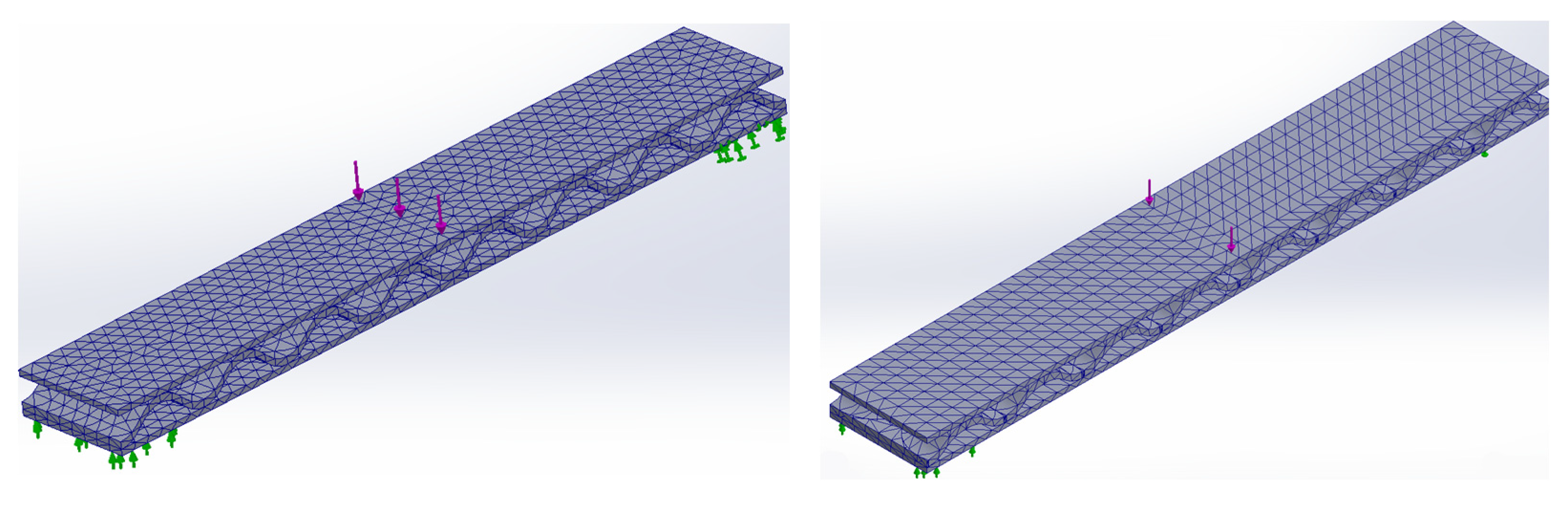Strength Properties and Numerical Modeling of Cellular Panels with a ...