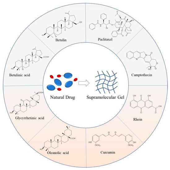 Development of Natural-Drugs-Based Low-Molecular-Weight Supramolecular Gels