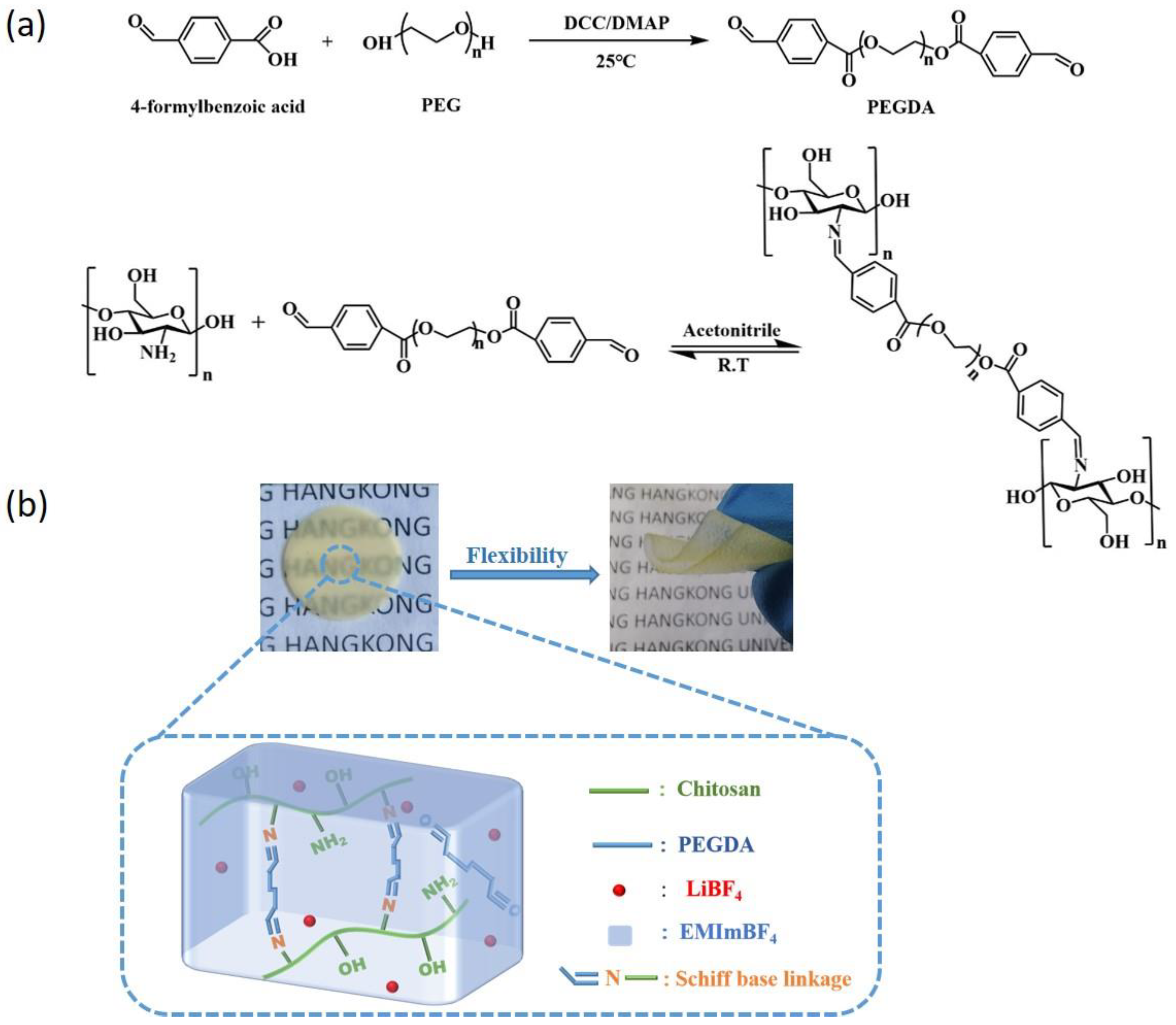 A Self-Healing Gel Polymer Electrolyte, Based on a Macromolecule Cross-Linked Chitosan for ...