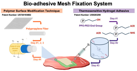 A Novel Bio-Adhesive Mesh System for Medical Implant Applications: In ...
