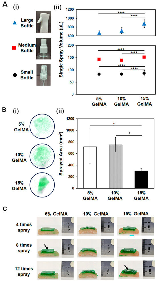 Development of a Sprayable Hydrogel-Based Wound Dressing: An In Vitro Model