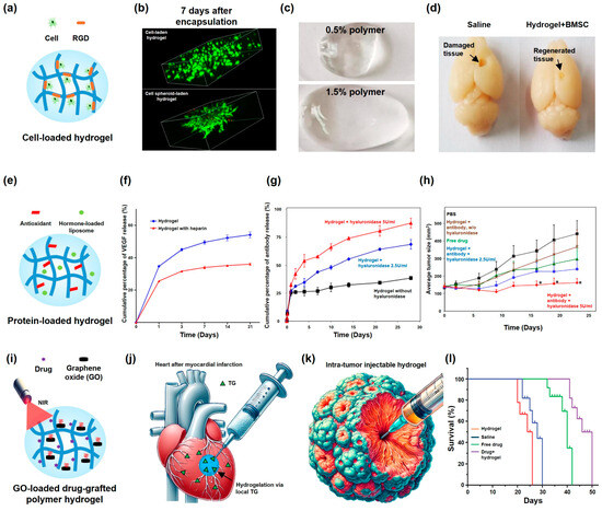 Biomedical Application of Enzymatically Crosslinked Injectable Hydrogels