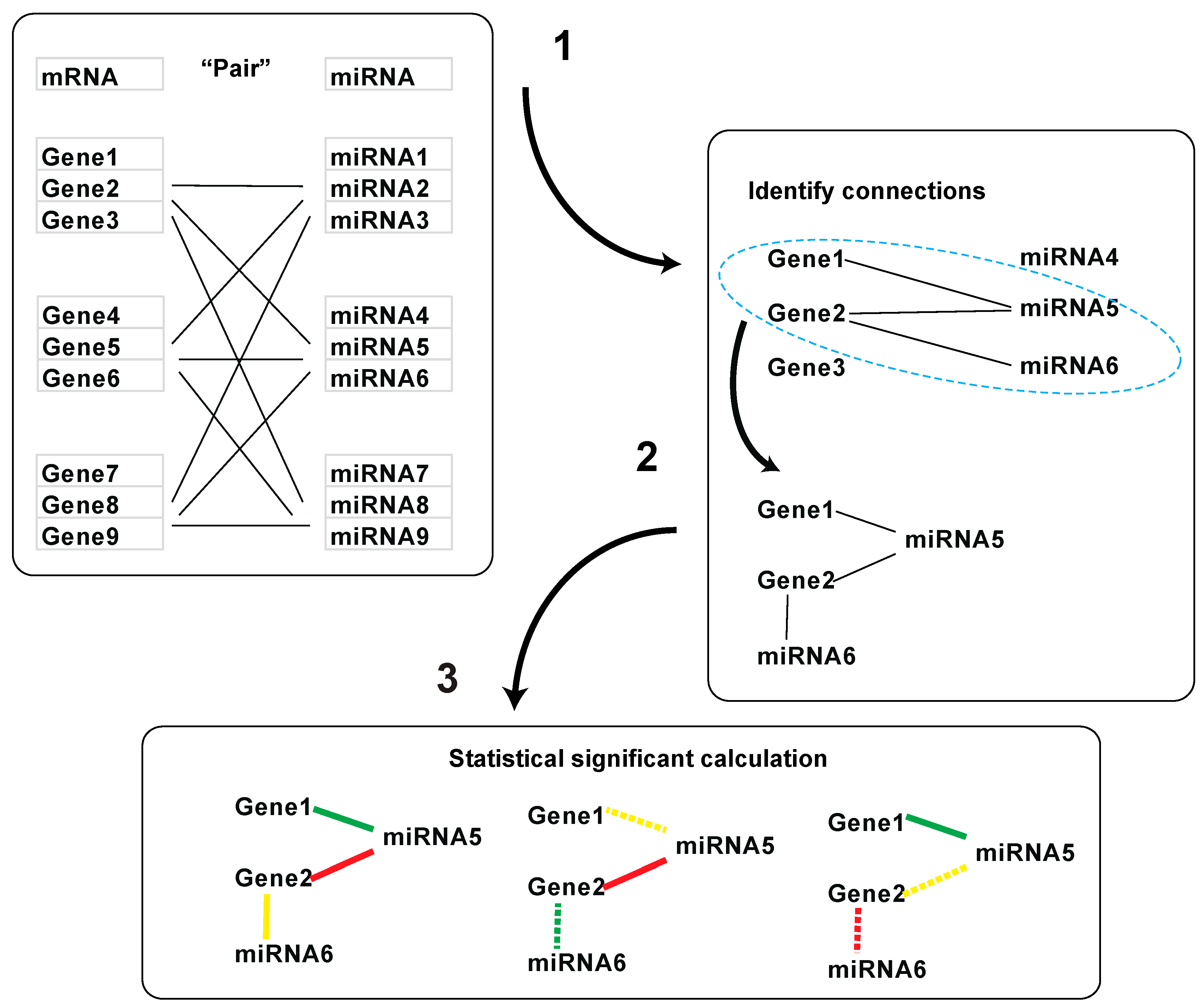 Identifying Interaction Clusters for MiRNA and MRNA Pairs in TCGA Network