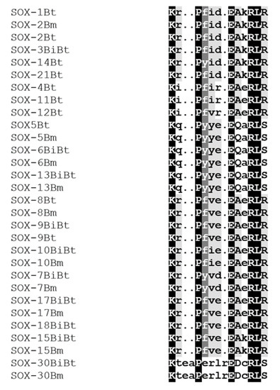 Molecular Evolution and Inheritance Pattern of Sox Gene Family among ...