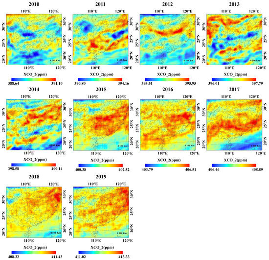 Spatiotemporal Analysis of XCO2 and Its Relationship to Urban and Green ...