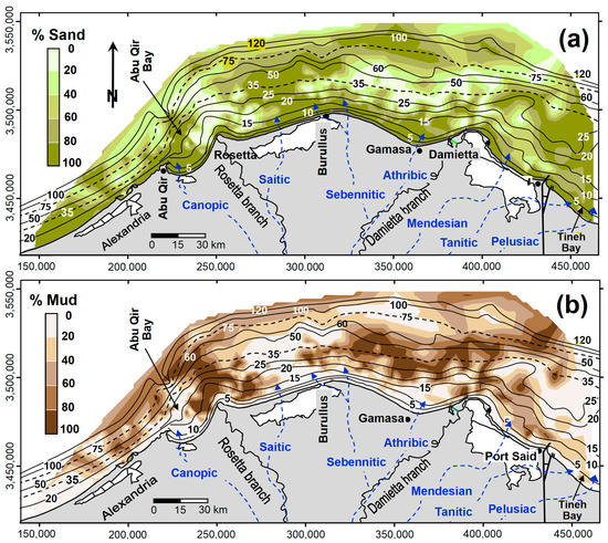 The Modern Nile Delta Continental Shelf, with an Evolving Record of ...