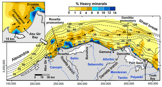 The Modern Nile Delta Continental Shelf, with an Evolving Record of ...