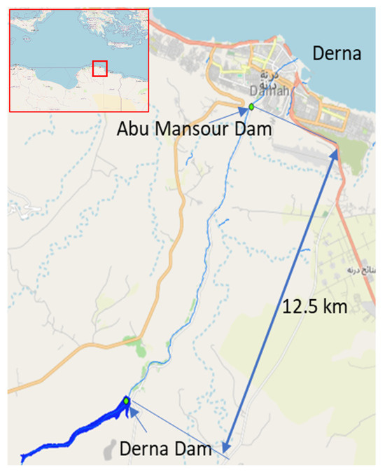 Modelling and Validation of the Derna Dam Break Event