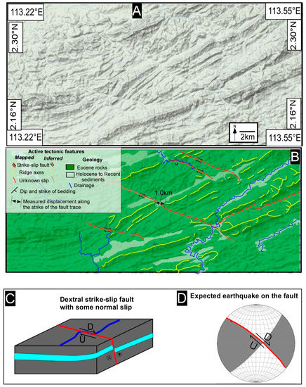 Major Strike-Slip Faults Identified Using Satellite Data in Central ...