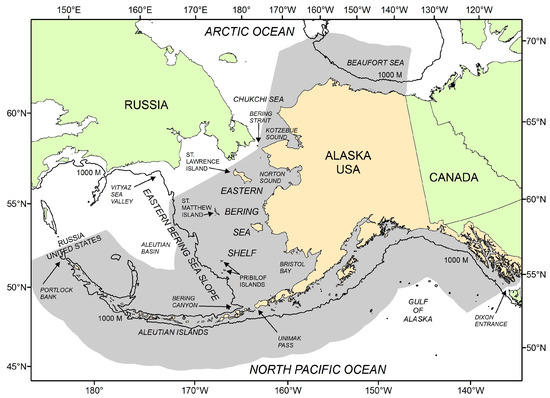 Bathymetry and Canyons of the Eastern Bering Sea Slope