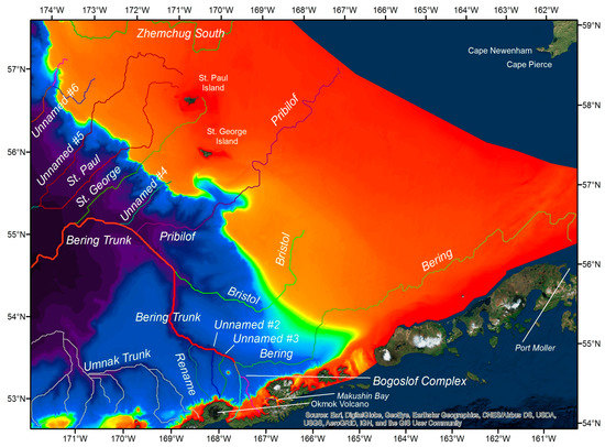 Bathymetry and Canyons of the Eastern Bering Sea Slope