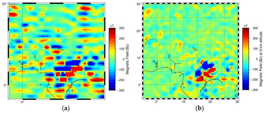 Global High-Resolution Magnetic Field Inversion Using Spherical ...