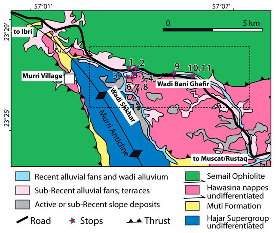 Quaternary Thrusting in the Central Oman Mountains—Novel Observations ...