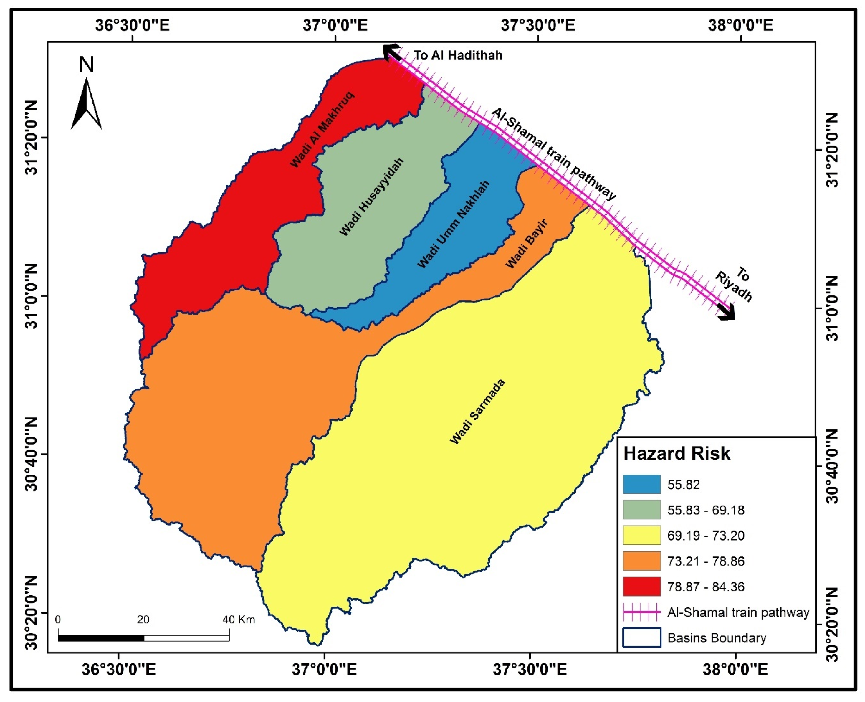 Mapping of GIS-Flood Hazard Using the Geomorphometric-Hazard Model ...