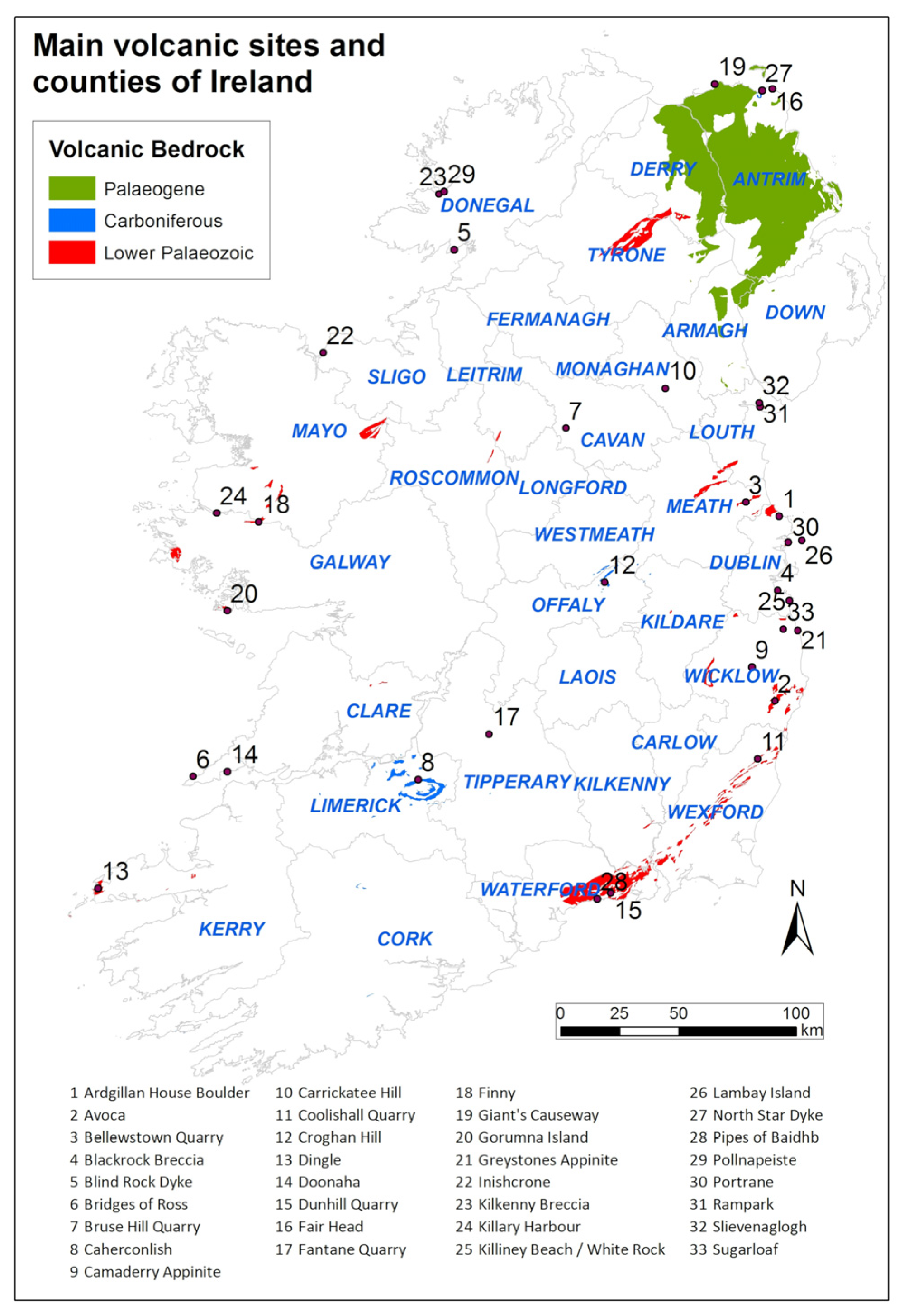 Old Volcanic Stories—Bringing Ancient Volcanoes to Life in Ireland’s ...