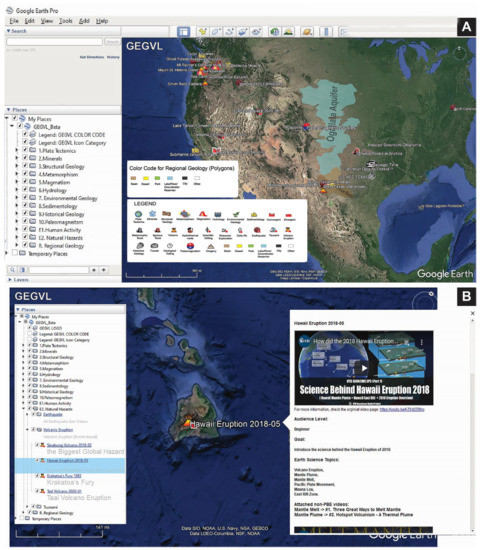 Google Earth Geoscience Video Library (GEGVL): Organizing Geoscience ...