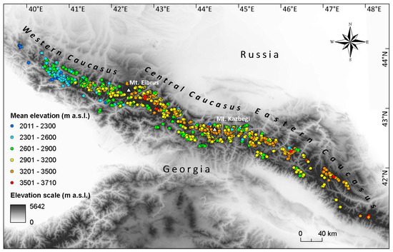 The First Rock Glacier Inventory for the Greater Caucasus