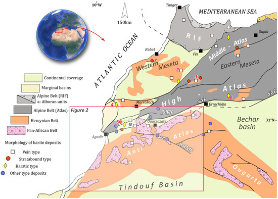 Metallogeny and Genesis of Fault-Filling Barite-Sulfide Veins (Ougnat ...