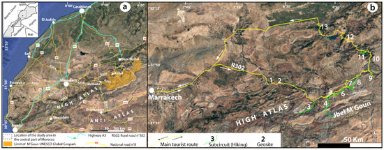 Digital Promotion of Geoheritage along a Tourist Route in M’Goun UNESCO ...
