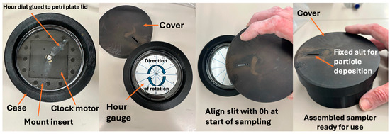 A 3D Printed, Time-Resolved, Settle-Plate Air Sampler