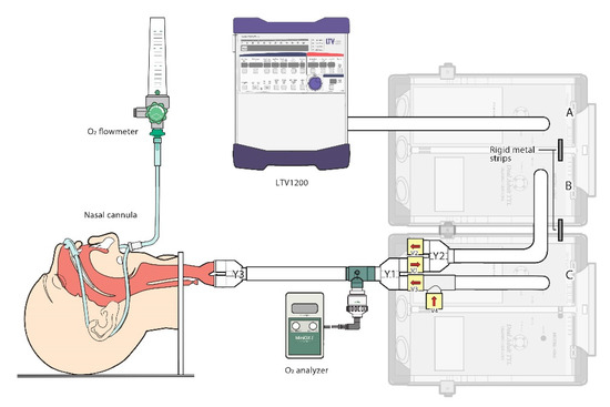 O2 via nasal cannula store