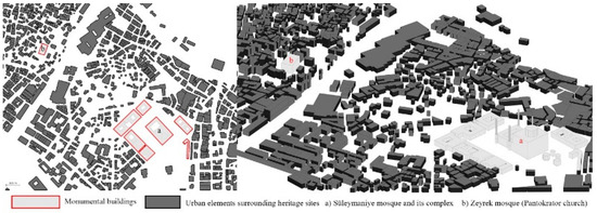 Visibility Model of Tangible Heritage. Visualization of the Urban ...