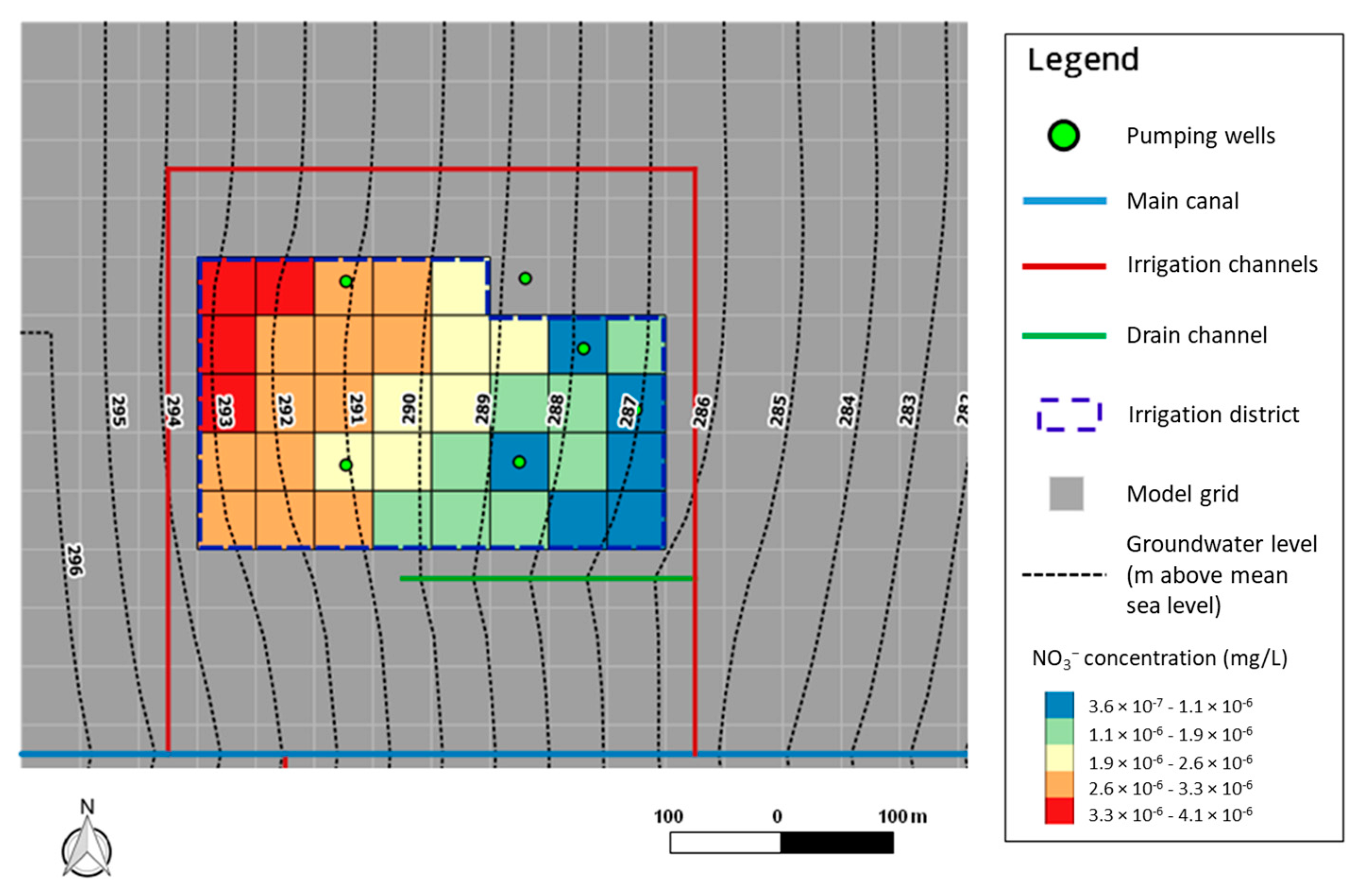 A Spatially Distributed, Physically-Based Modeling Approach for Estimating Agricultural Nitrate ...