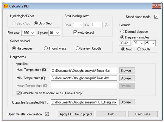 Incorporating aSPI and eRDI in Drought Indices Calculator (DrinC) Software for Agricultural ...