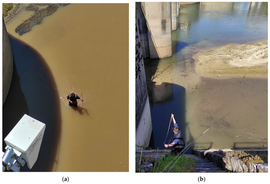 River Flow Measurements Utilizing UAV-Based Surface Velocimetry and ...