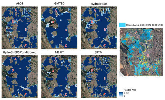 Intercomparison Of Automated Near Real Time Flood Mapping Algorithms Using Satellite Data And