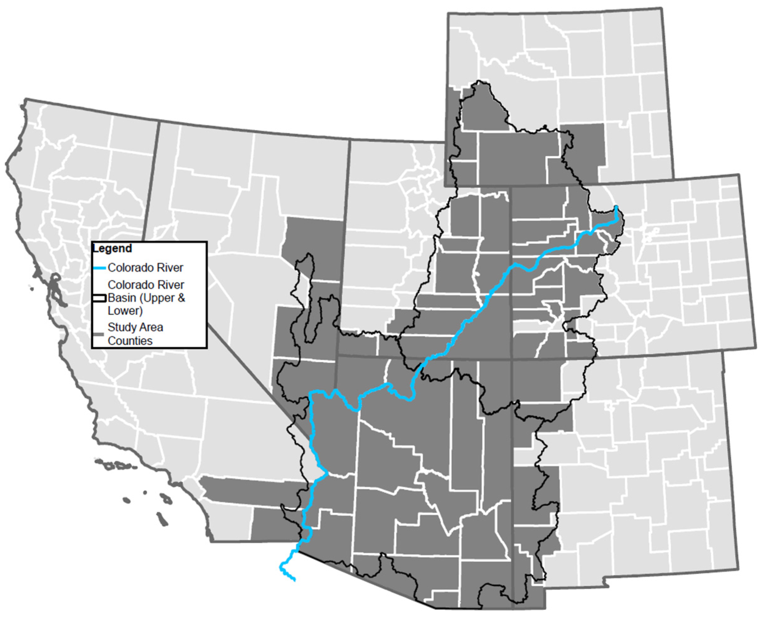 Agricultural Water Footprints and Productivity in the Colorado River Basin