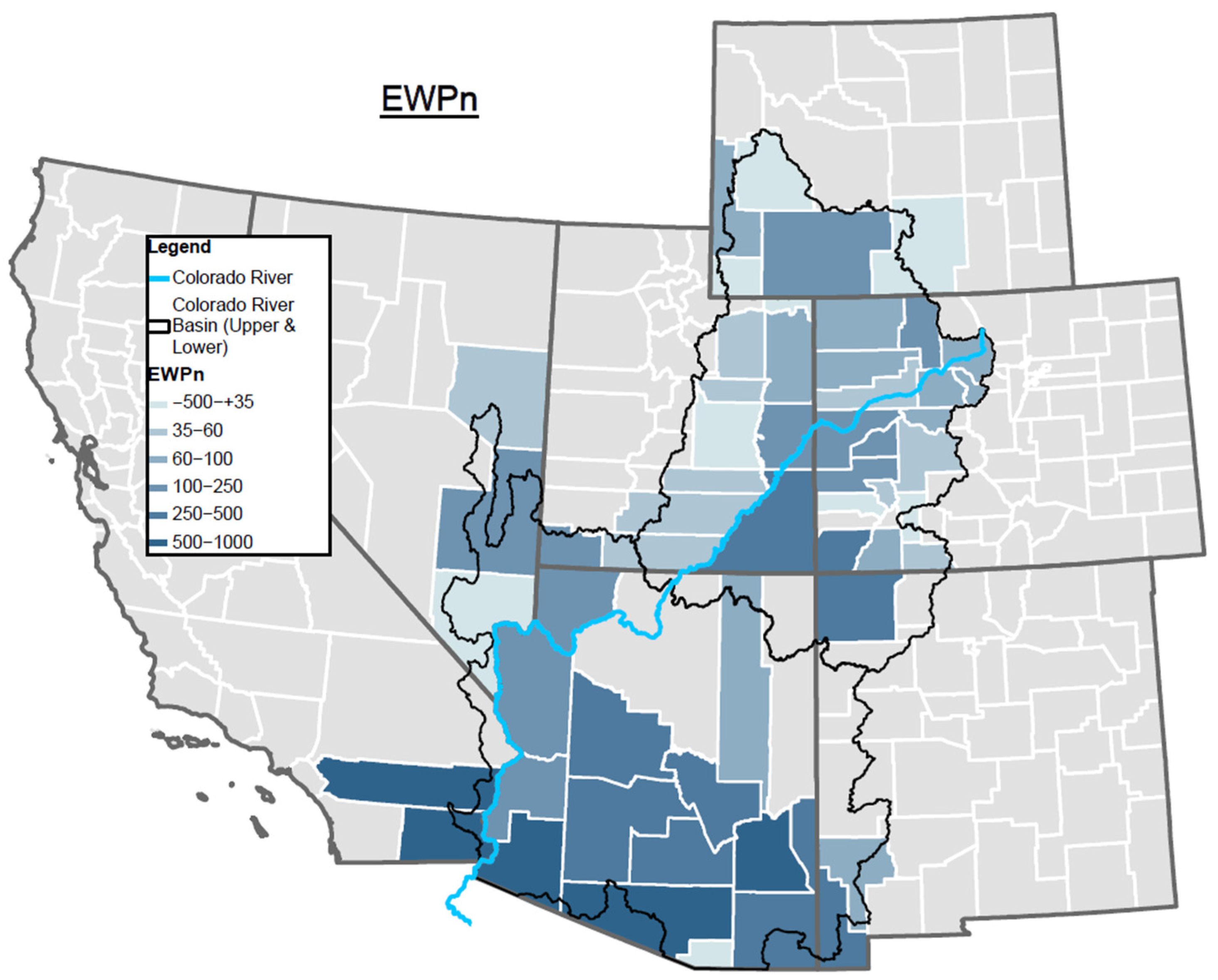 Agricultural Water Footprints and Productivity in the Colorado River Basin