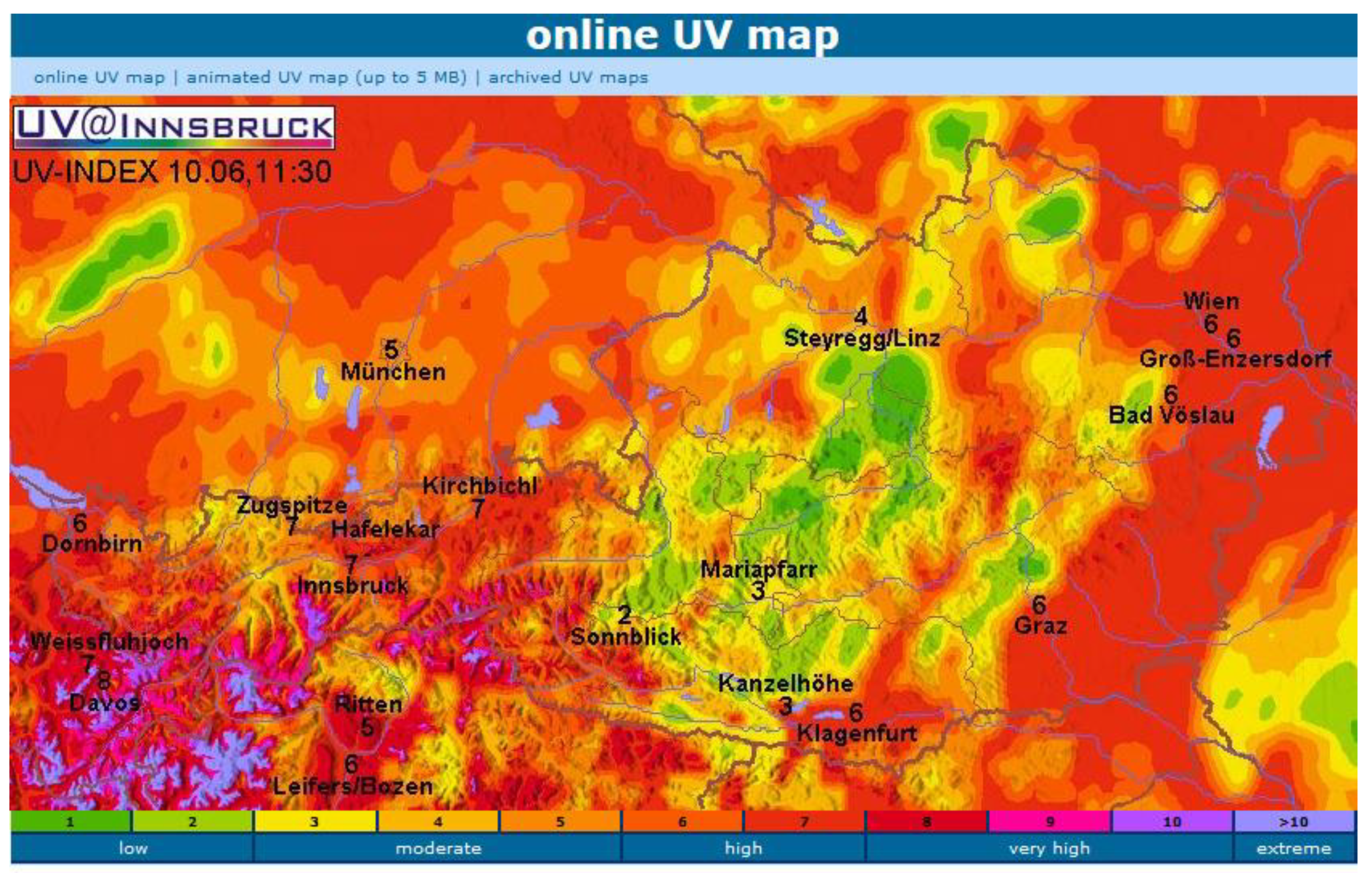 UV Monitoring for Public Health